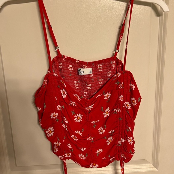 Hollister | Tops | Red Crop Tank | Poshmark